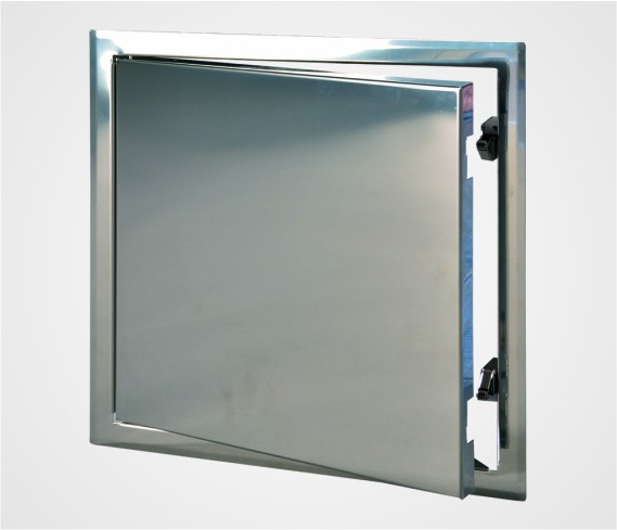 System B2 - access panel stainless steel with touch latches