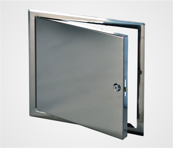 System B3 – access panel stainless steel with cylinder lock