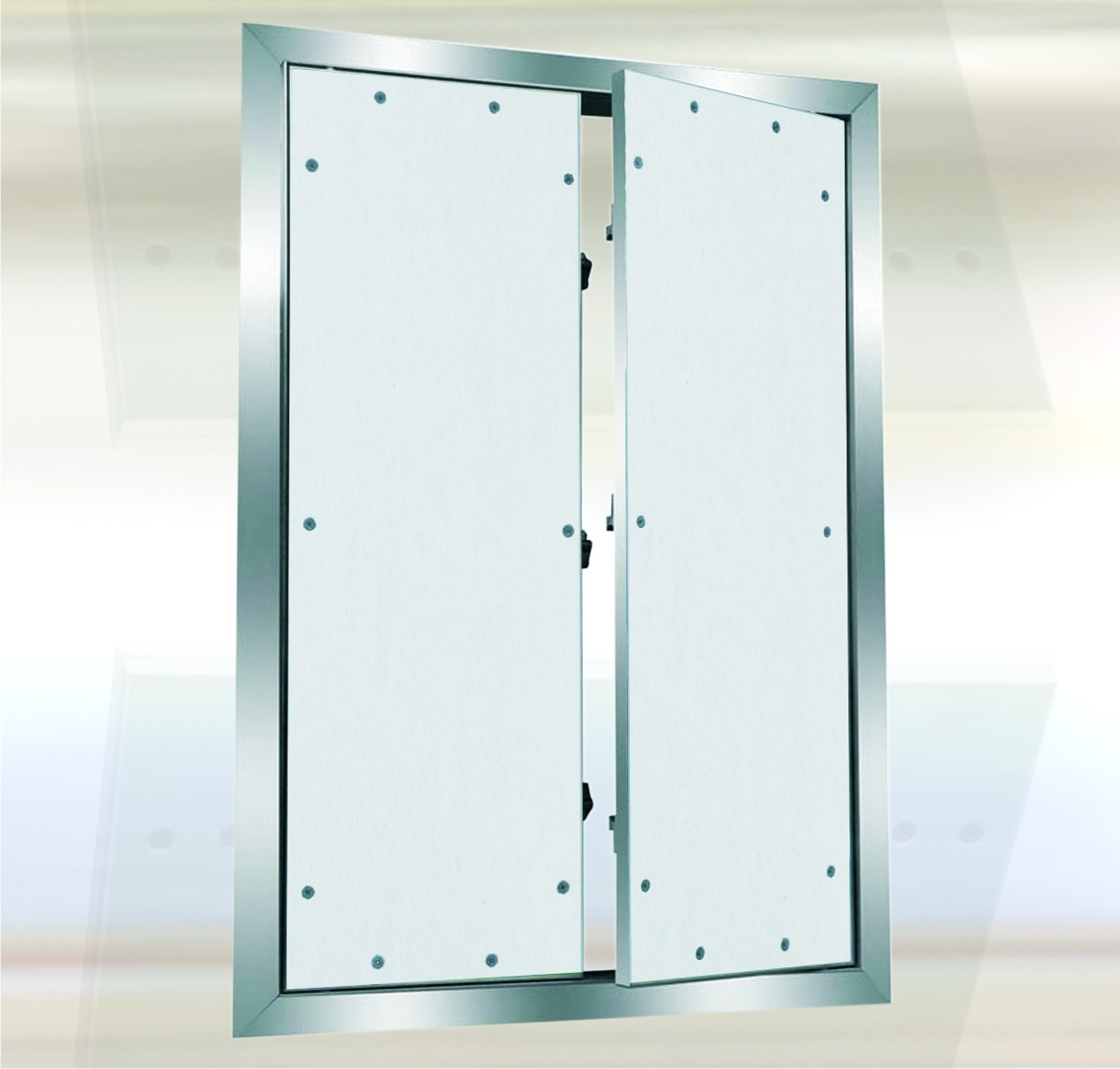 Access panel alu with oversized multi-door - System F1/F2
