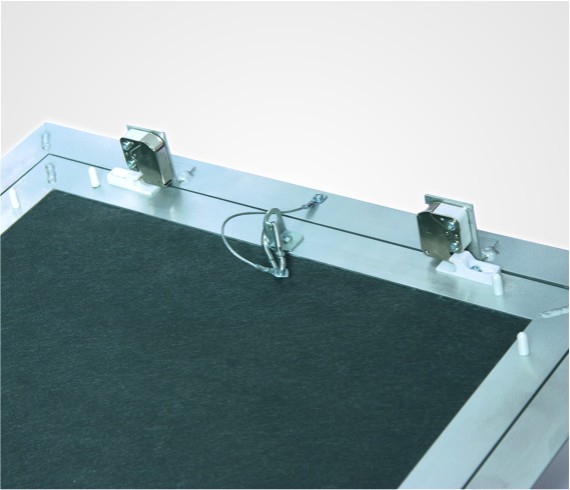 Access panel alu with perforated board - System F2