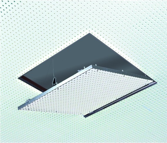 Access panel alu with perforated board - System F2
